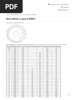 Tabela de Fios AWG Com Tabela de Conversão para M | PDF