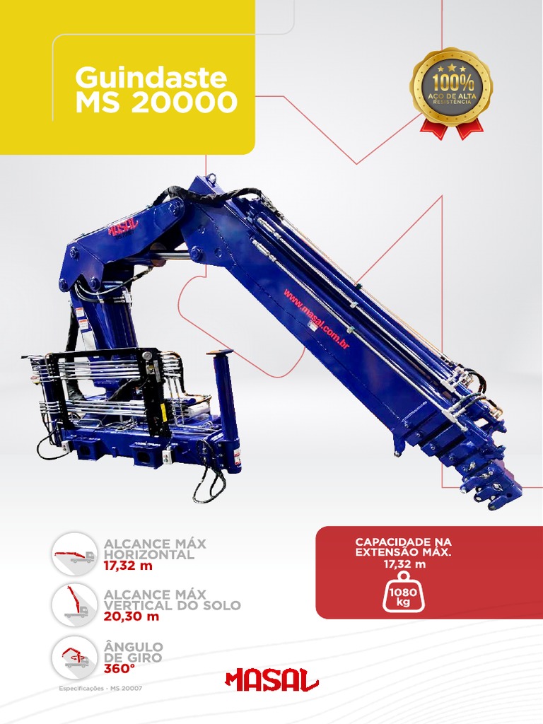 Masal - Guindastes MS 20000 | PDF