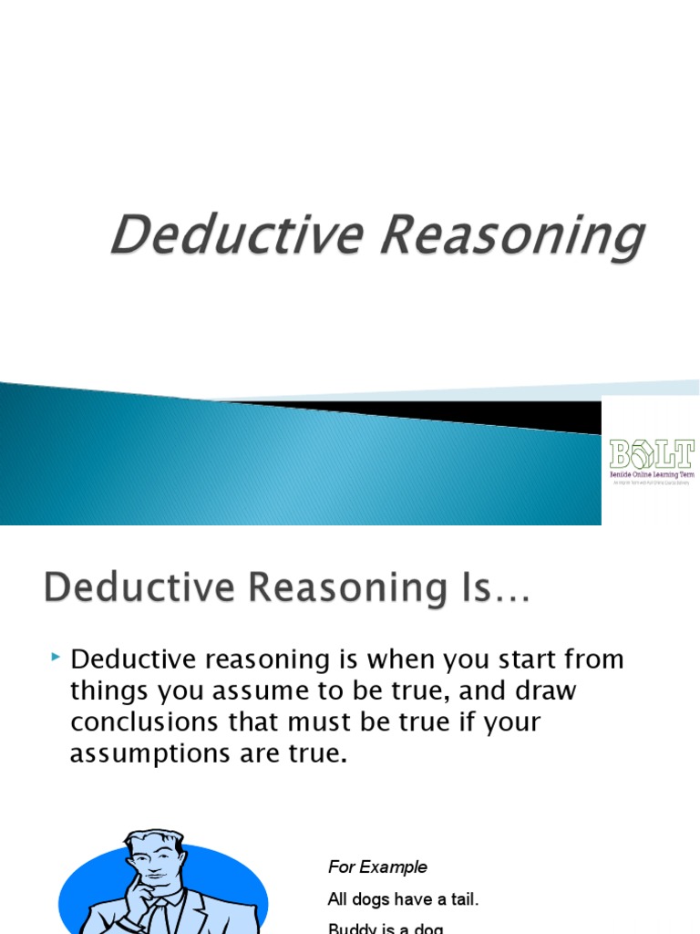 Deductive Reasoning | Download Free PDF | Deductive Reasoning | Reason
