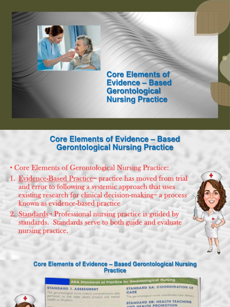 Core Elements of Gerontological Nursing | PDF | Nursing ...