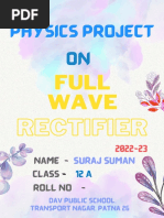 Class 12 Physics Project On Full Wave Bridge Rectifier | PDF ...