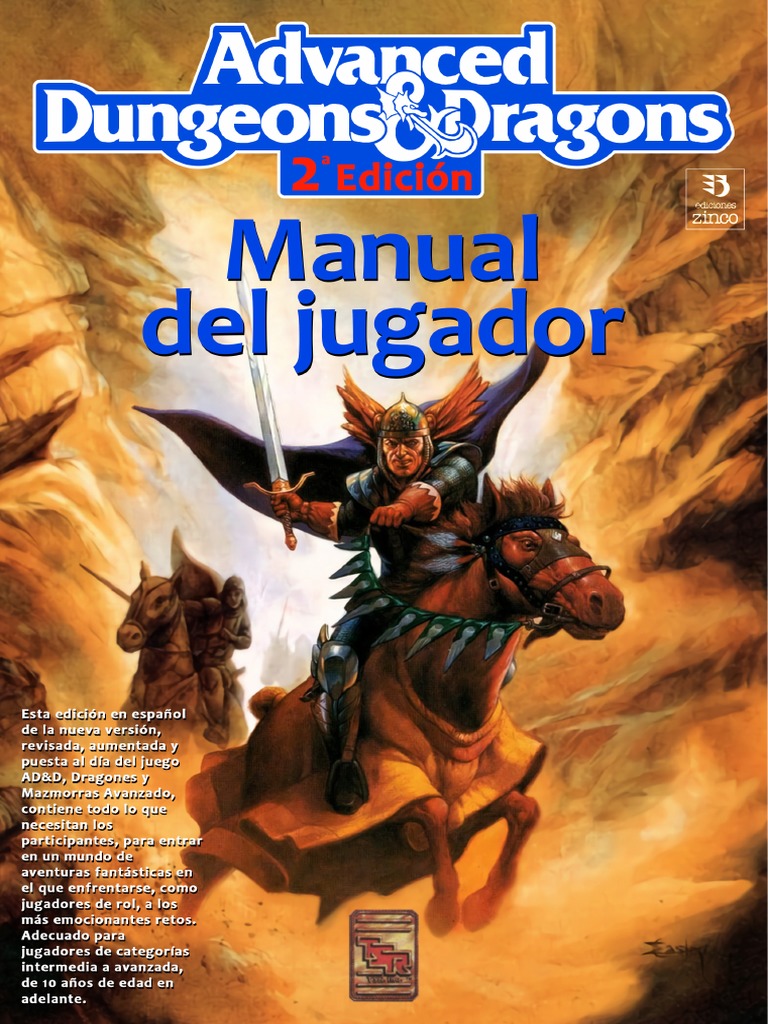 00 - AD - D 2.0 - Manual Del Jugador - HD | PDF | Juego de azar | Juegos de rol