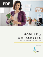 TKT Module 1 Practice Paper | PDF | Learning | Educational Assessment