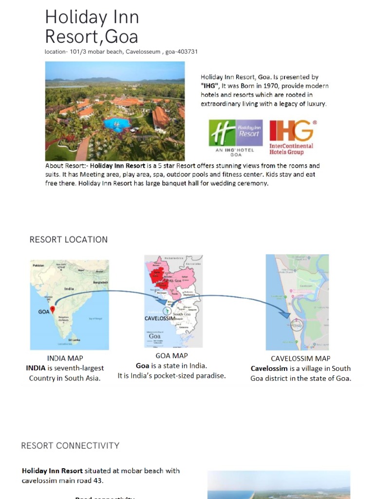 Holiday Inn Resort, Goa | PDF