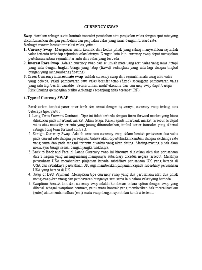 MKI Pert 7 (Currency Swap) | PDF