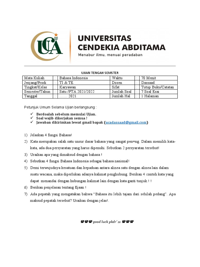 Uts - Bi - Kryw - Ti & Te - Pta 2021 | PDF