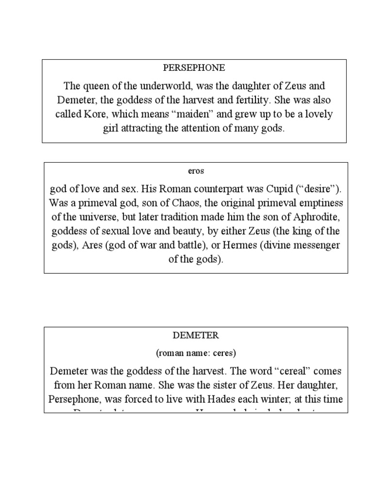 Goddess | PDF | Persephone | Twelve Olympians