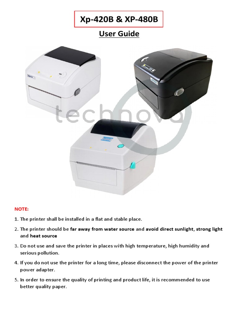 XPrinter User Guide | Download Free PDF | Printer (Computing) | Android (Operating System)