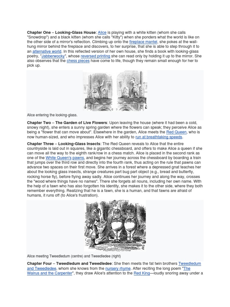 Through The Looking-Glass | PDF | Through The Looking Glass | Works