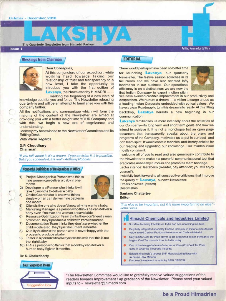 01 Lakshya, Vol - I, Issue 01 | PDF