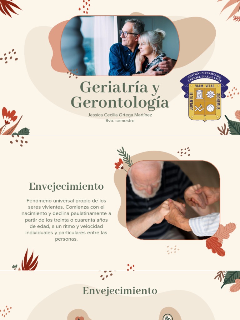 Geriatria y Gerontologia | Descargar gratis PDF | Vejez | Gerontología