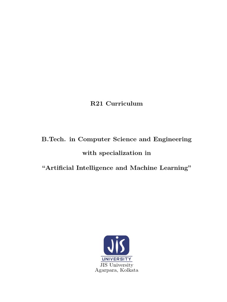 R21 CSE Curriculum Syllabus AIML | PDF | Bipolar Junction Transistor ...