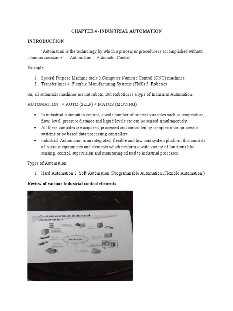 Industrial Automation Overview | PDF | Programmable Logic Controller | Automation