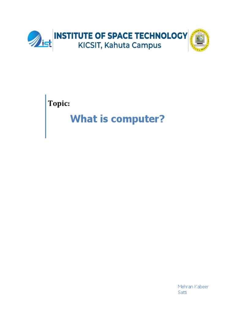 Computer | PDF | Programming | Computer Program