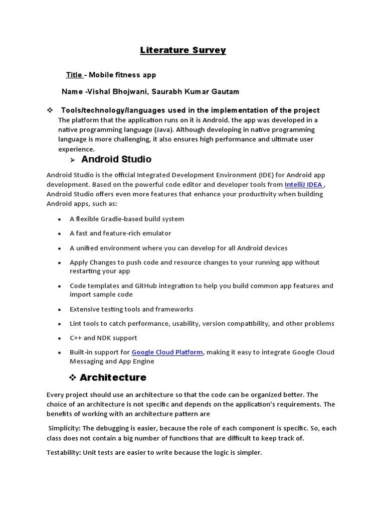 Literature Survey | PDF | Component Object Model | Model–View–Controller