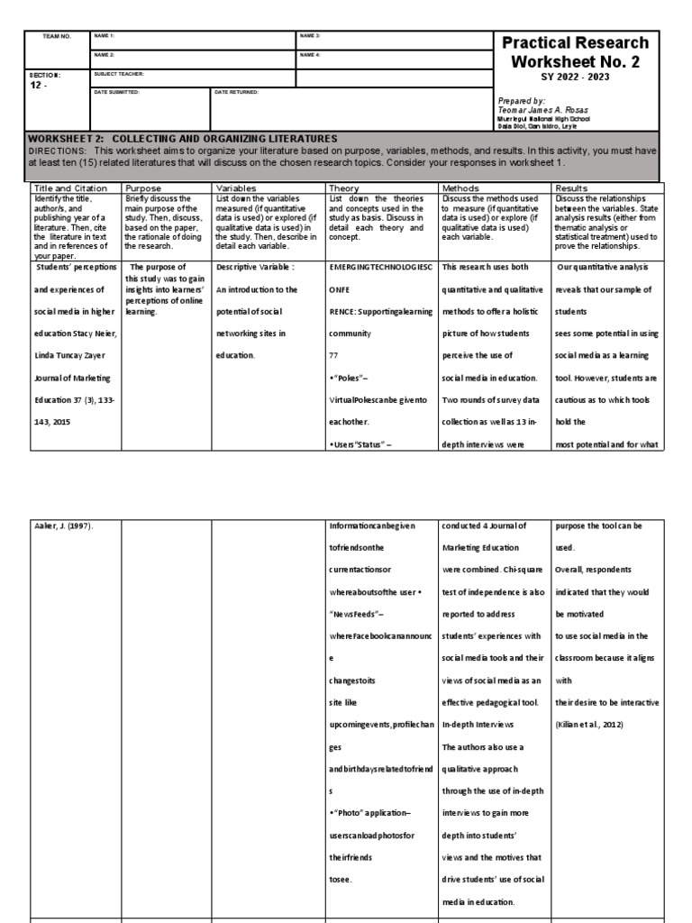 Pr-2-Worksheet-2 6 Aticle 1 St2 | PDF | Social Media | Popular Culture ...