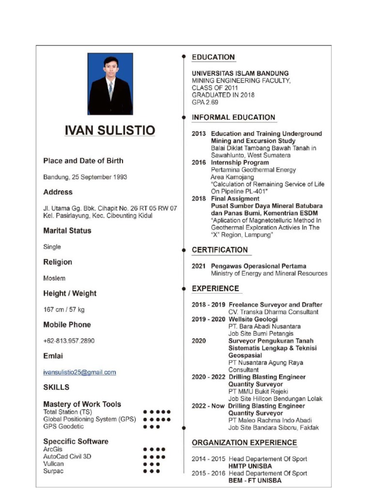CV+Ivan+Silistio Update | PDF