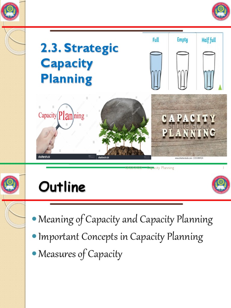 2.3 Strategic Capacity Planning - 21 Dec 2022 | PDF | Economies Of ...