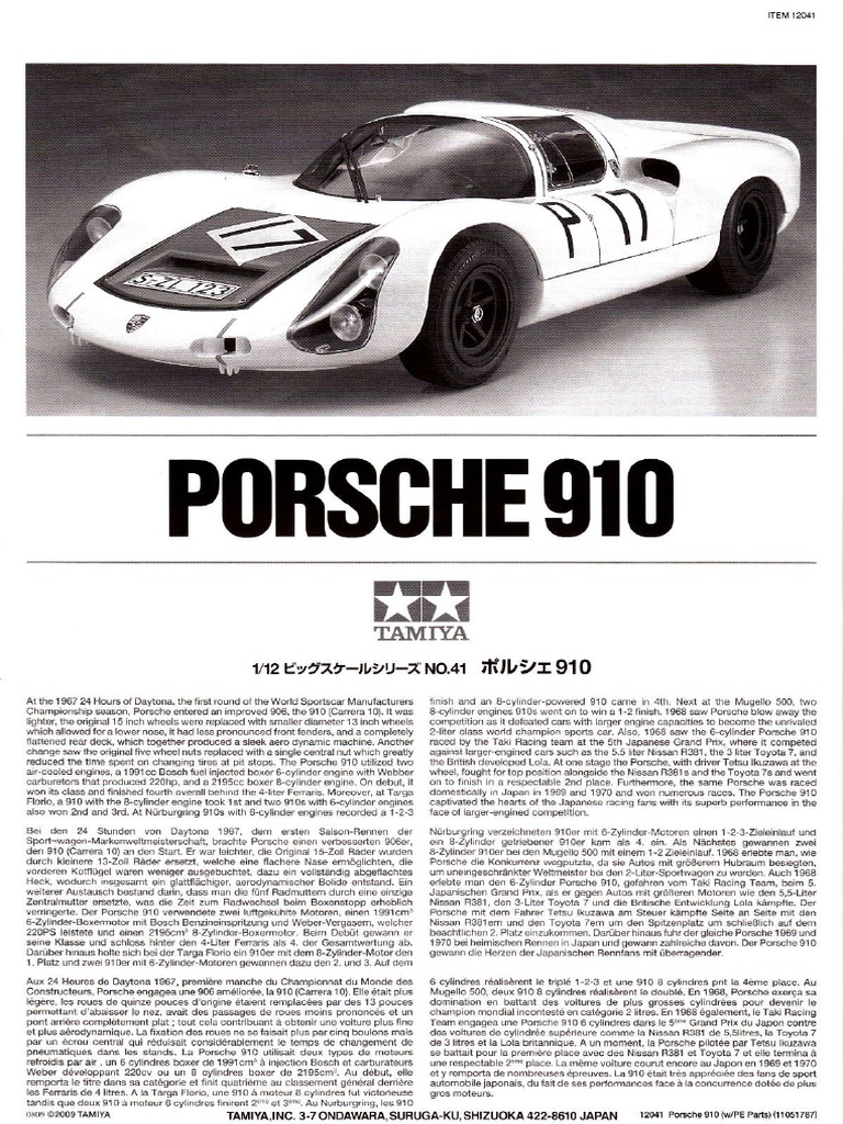 Porsche 910 | PDF