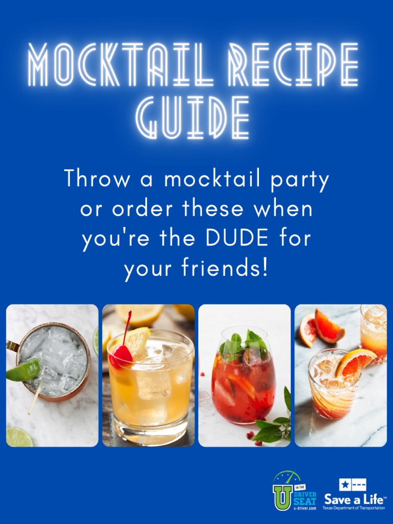 Mocktail Recipe Book | PDF | Cocktails | Drink