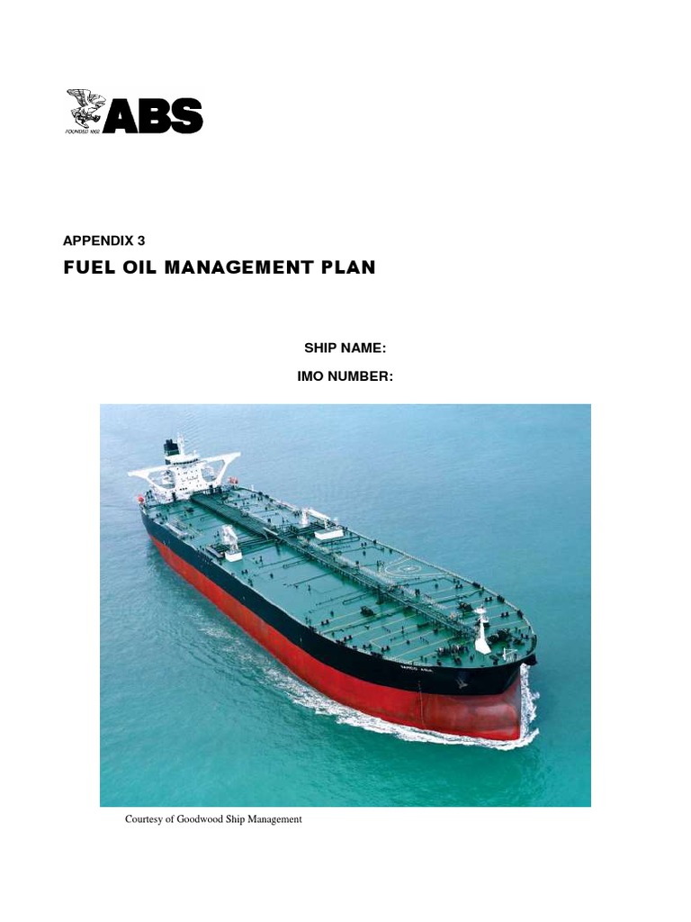 Fuel Oil Management Plan Template | PDF | Fuel Oil | Exhaust Gas
