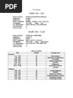 Grade 3 Class Program 2022-2023 | PDF | Schools | Learning