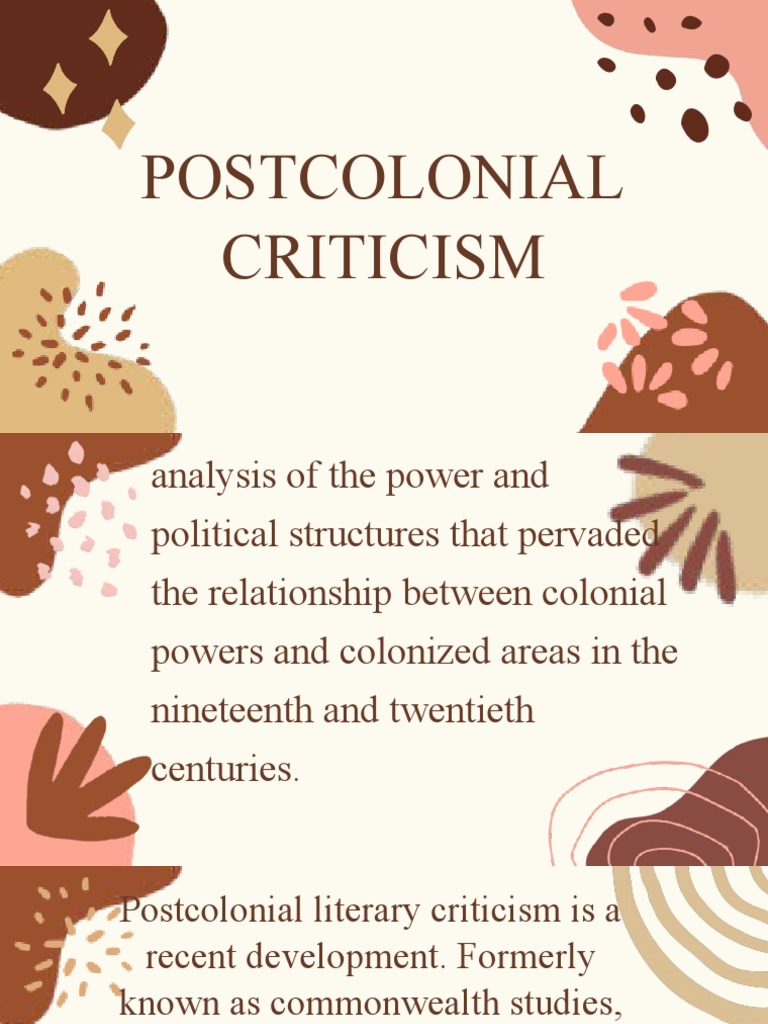 Postcolonial Criticism | PDF