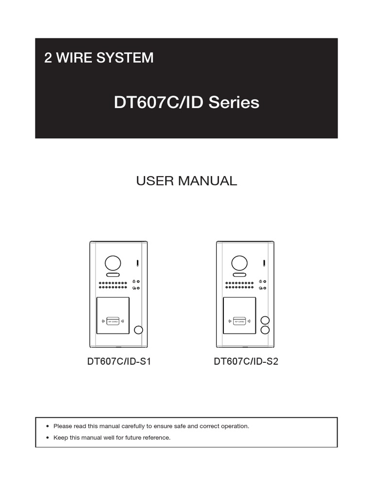 Video Intercom Entry System Dx4711sid 1 Apartment Wi Fi Audiovideo ...