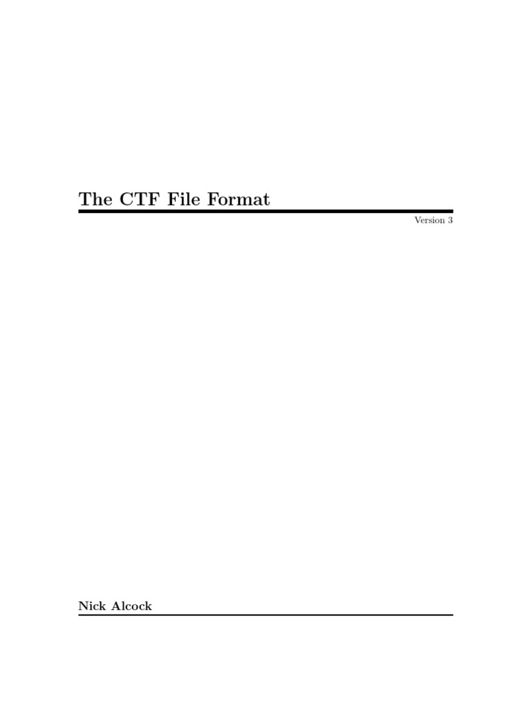 Ctf Spec Pdf Pointer Computer Programming Integer Computer Science 