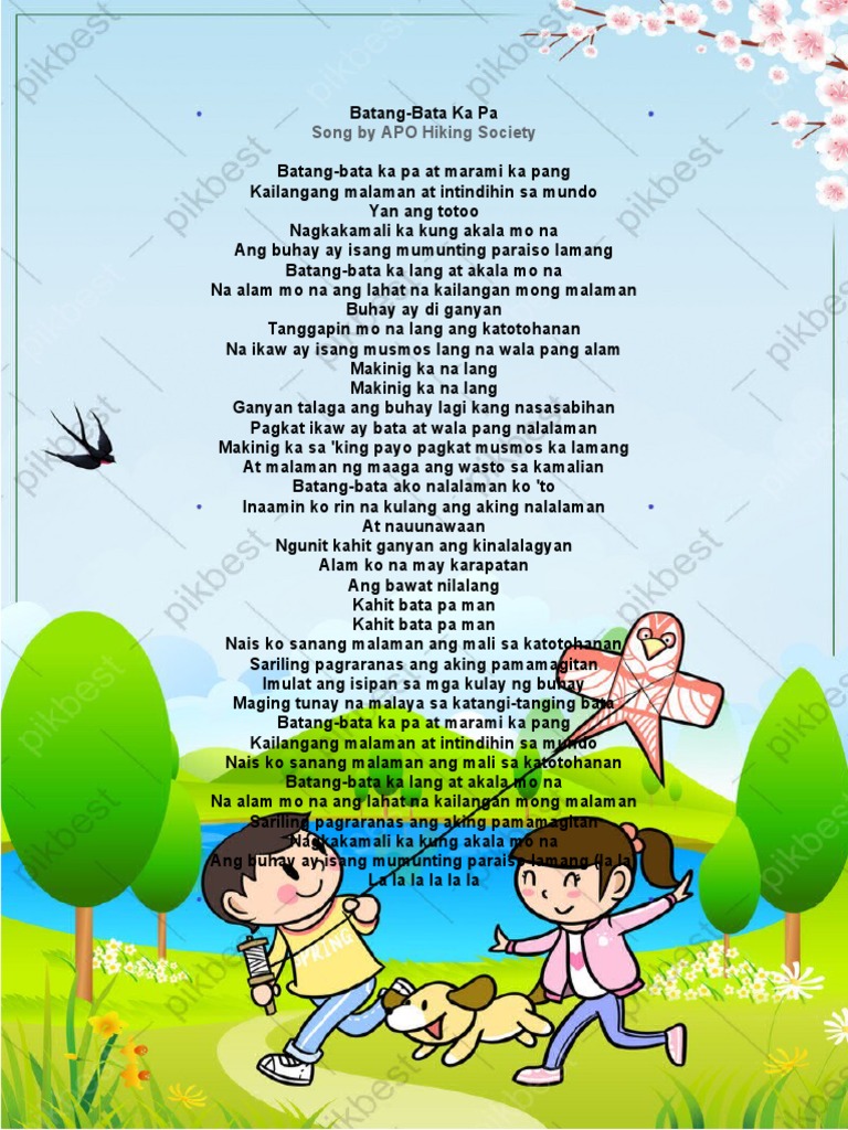 Batang Bata Kapa Lyrics | PDF