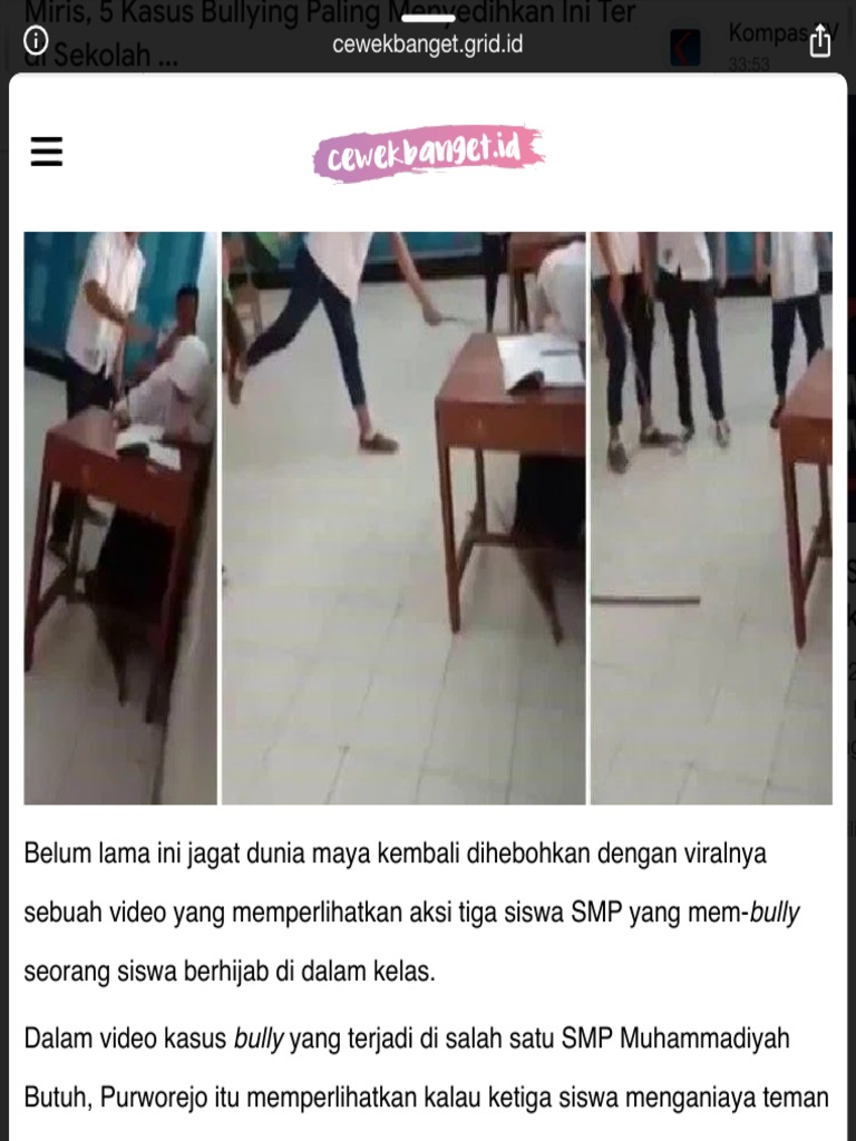 Miris, 5 Kasus Bullying Paling Menyedihkan Ini Terjadi Di Sekolah ...