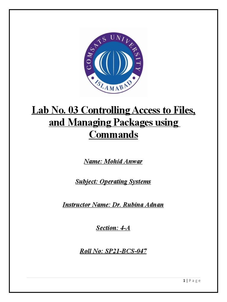 Os Lab 03 Pdf 