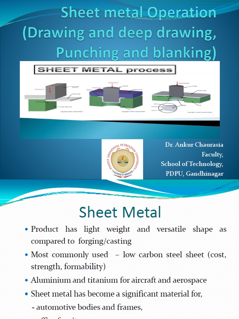 8-Deep Drawing & Drawing and Punching and Blanking | PDF