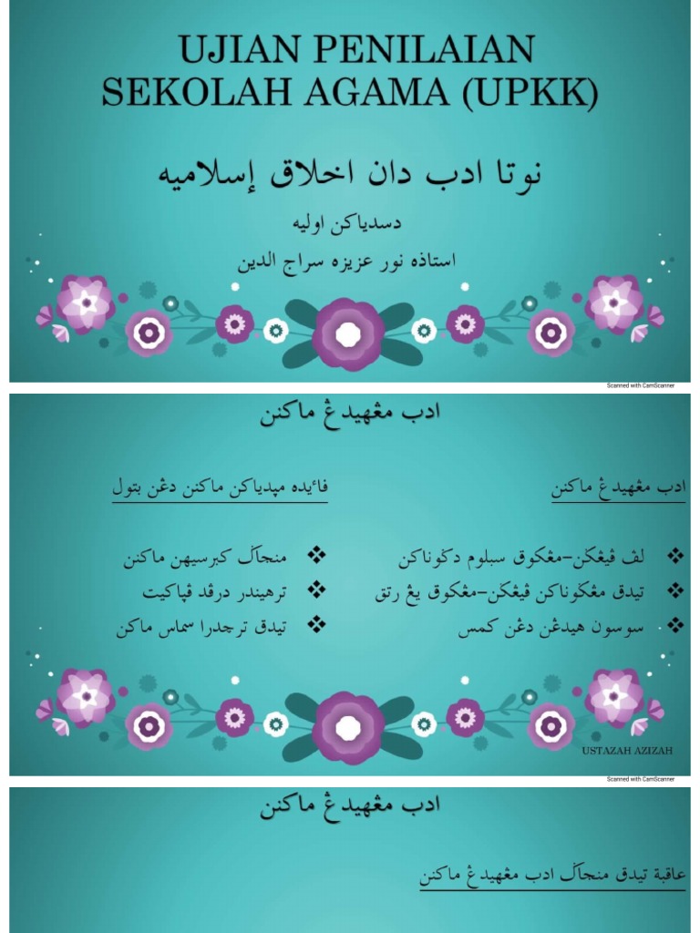 Nota Akhlak Upkk | PDF