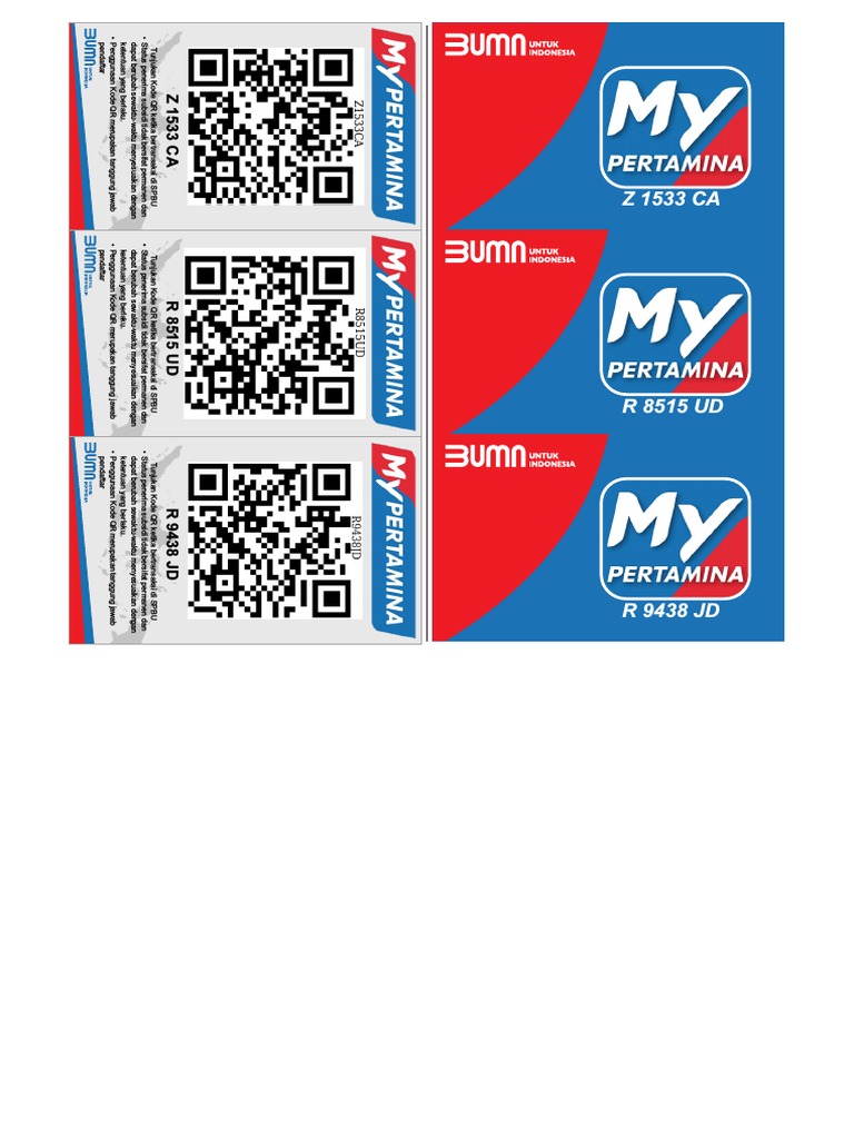 Barcode Mypertamina | PDF