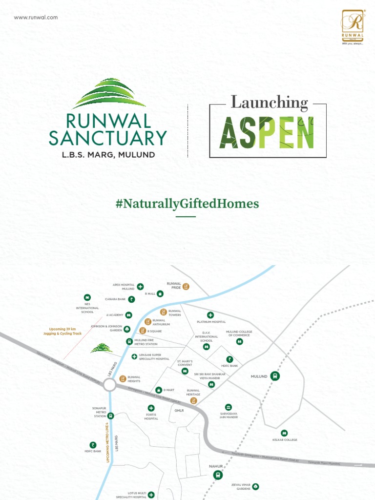 Runwal Sanctuary Aspen Floor Plan Booklet - A4 - (WOCTA) | PDF