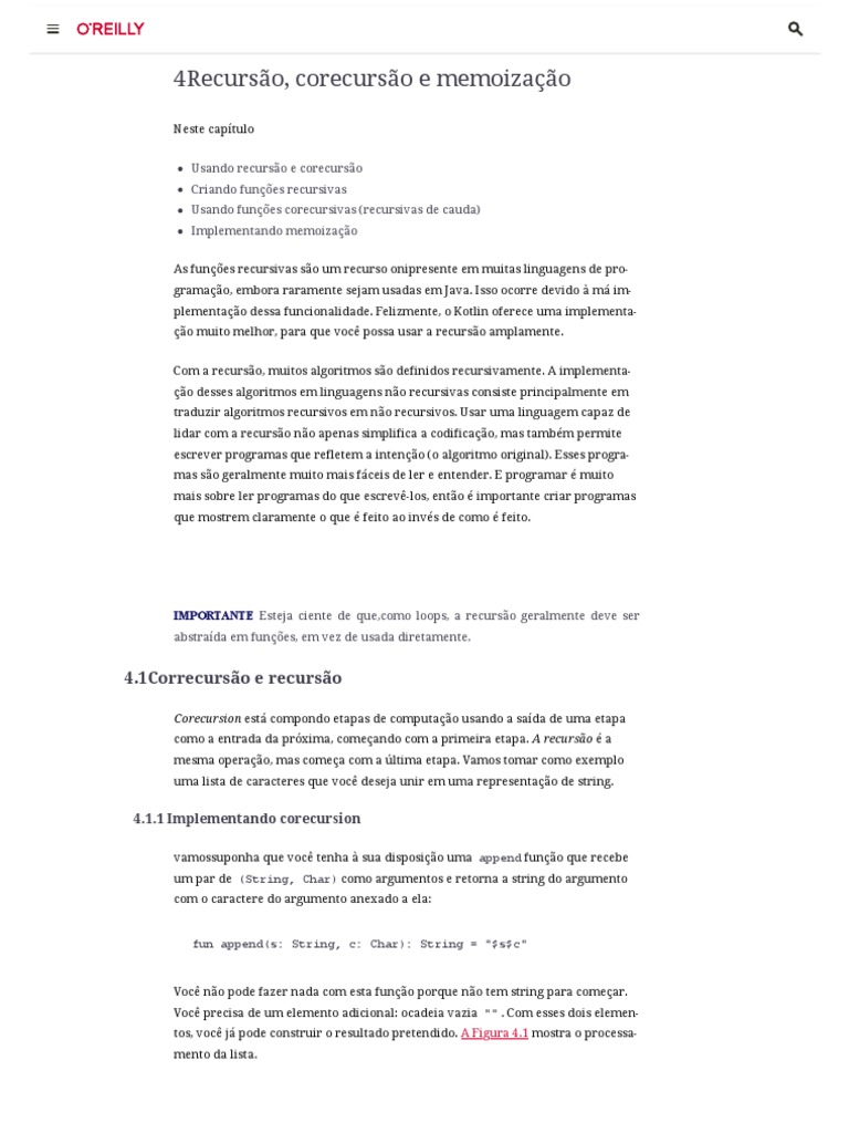 4 Recursion, Corecursion, and Memoization - The Joy of Kotlin | PDF 4 Recursion, Corecursion, and Memoization - The Joy of Kotlin | PDF
