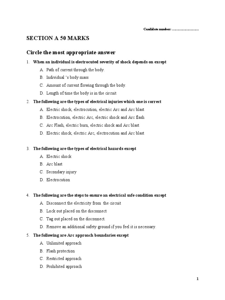 MOCK PHN 2 (1) Occupational Health-1 | PDF | Anthrax | Employment