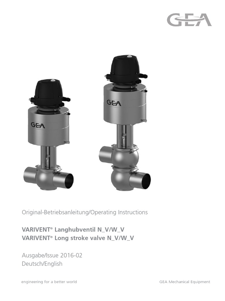 GEA - Varivent OI Valve - NV WV - de en | PDF