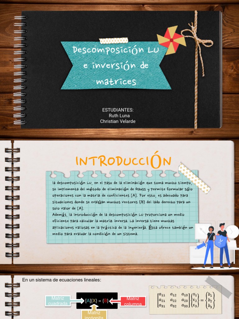Descomposición LU e Inversión de Matrices | PDF | Matriz (Matemáticas) | Álgebra
