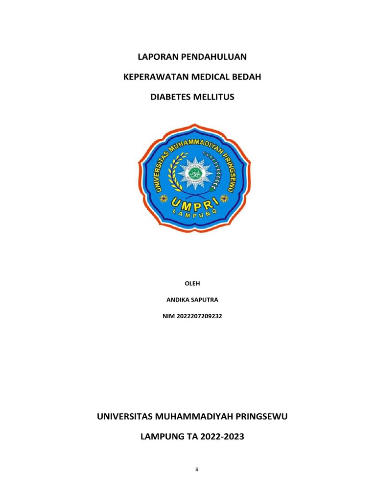 LP Diabetes Militus ANDIKA | PDF | Pengembangan Diri