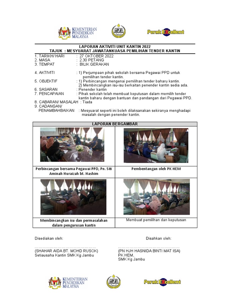 LAPORAN TAHUNAN Kantin | PDF