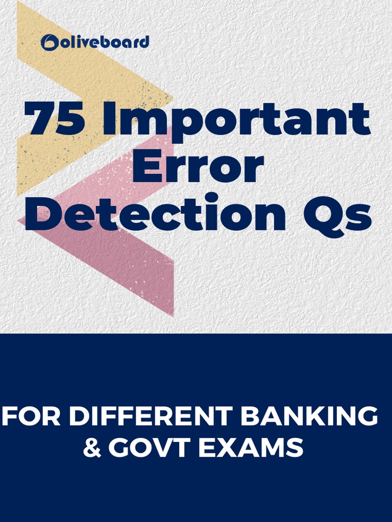 75 Most Important Error Detection Questions | PDF | Narendra Modi
