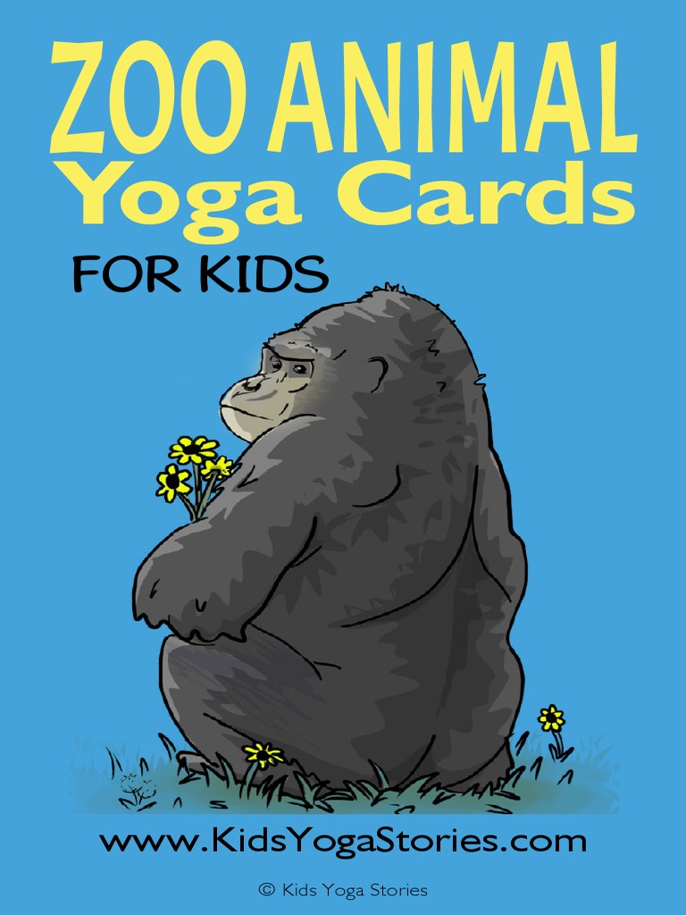 Zoo Animal Yoga Cards For Kids FINAL | PDF | Foot