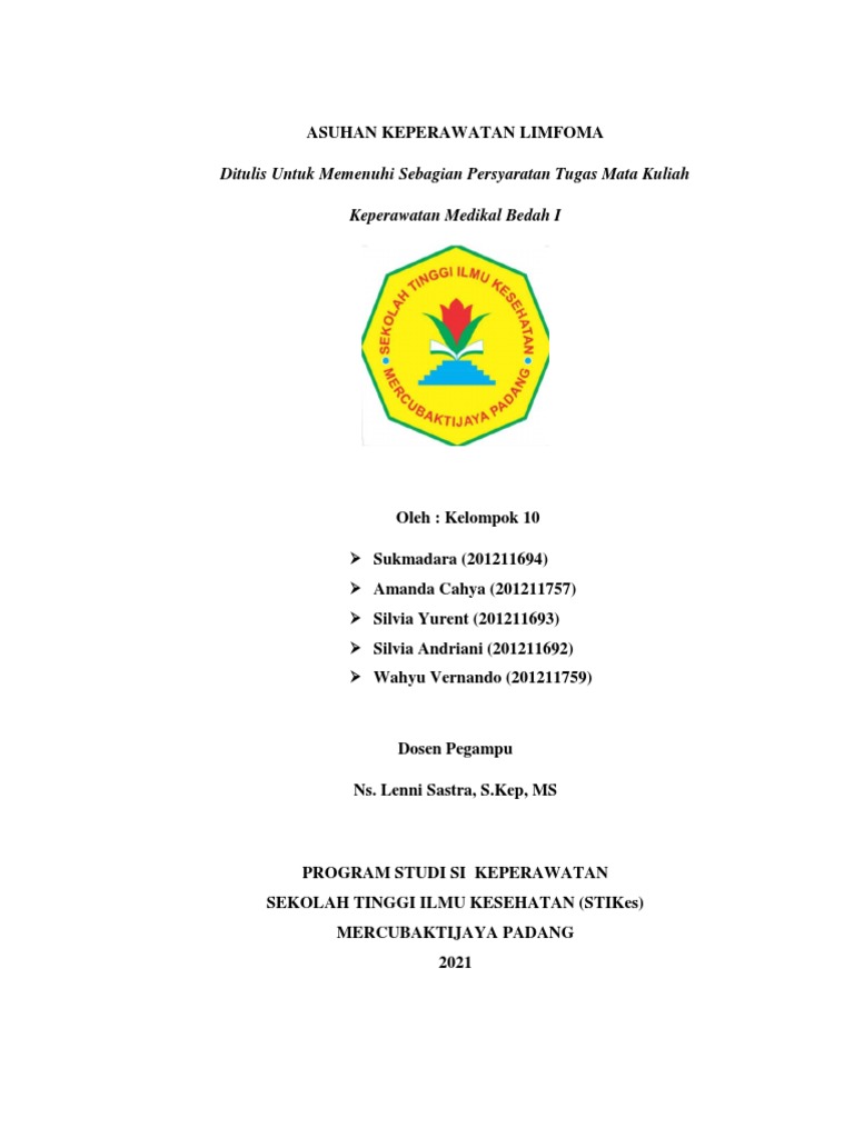 Asuhan Keperawatan pada Limfoma | PDF | Pengembangan Diri | Kesehatan ...