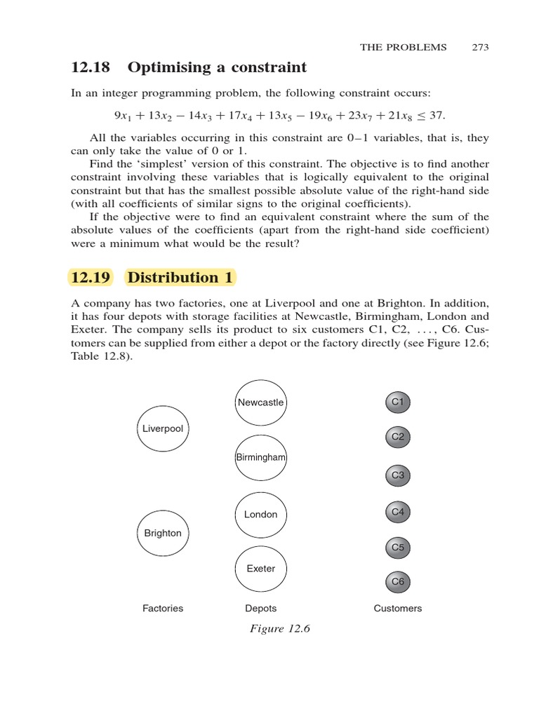 Wiley - Model Building in Mathematical Programming - 5ed 2013-292-Merged-3FINALS | PDF | Milk