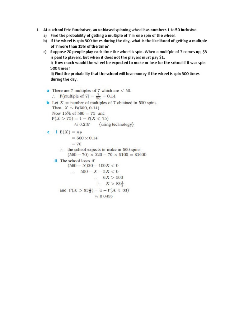 Some More Problems Module 4 With Answer | PDF | Probability ...