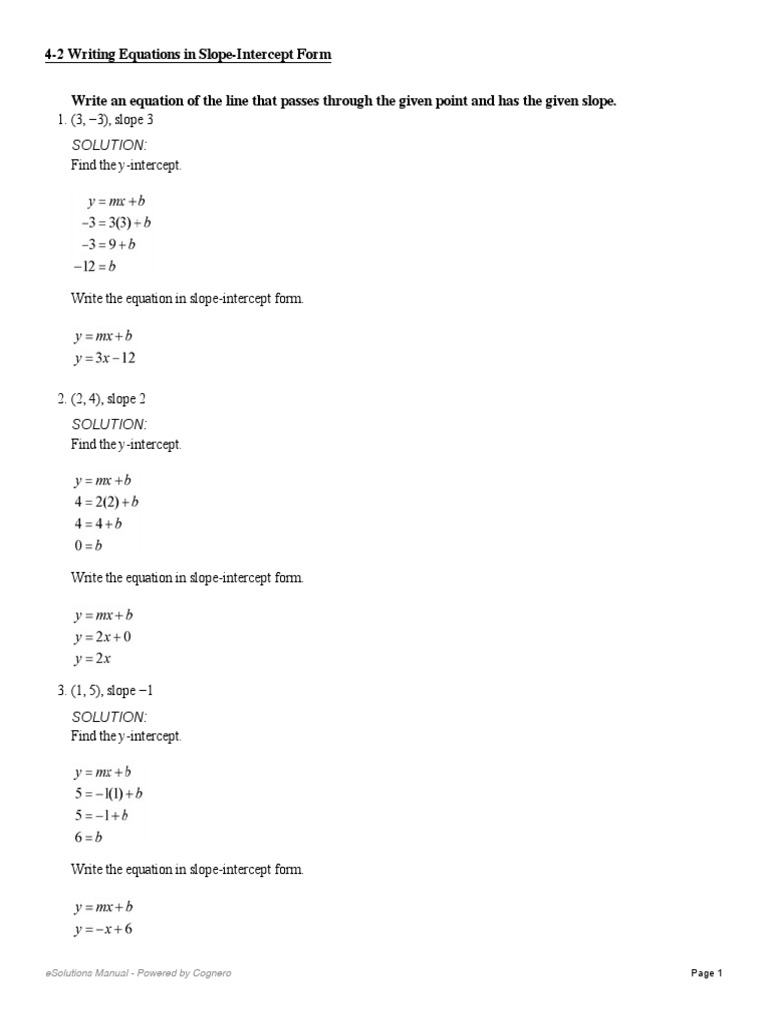 A1 C4 L2 Solution Key Worked Out | PDF | Mathematical Objects | Mathematics