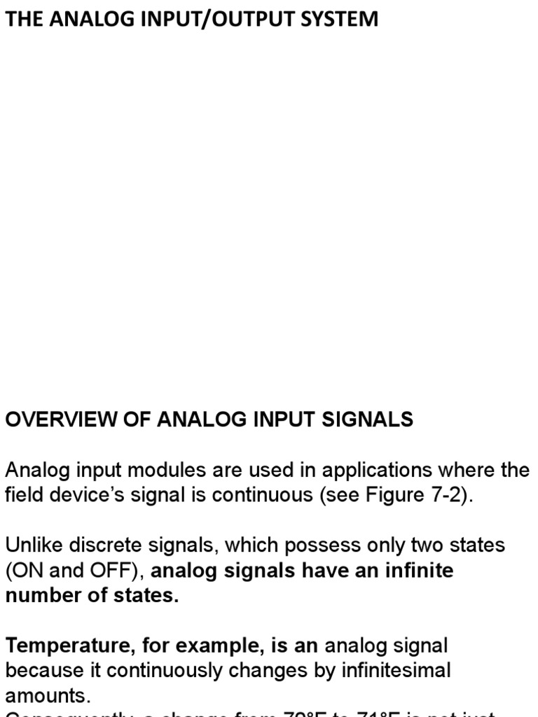 Analog İnput and Output | PDF | Analog To Digital Converter | Digital To Analog Converter