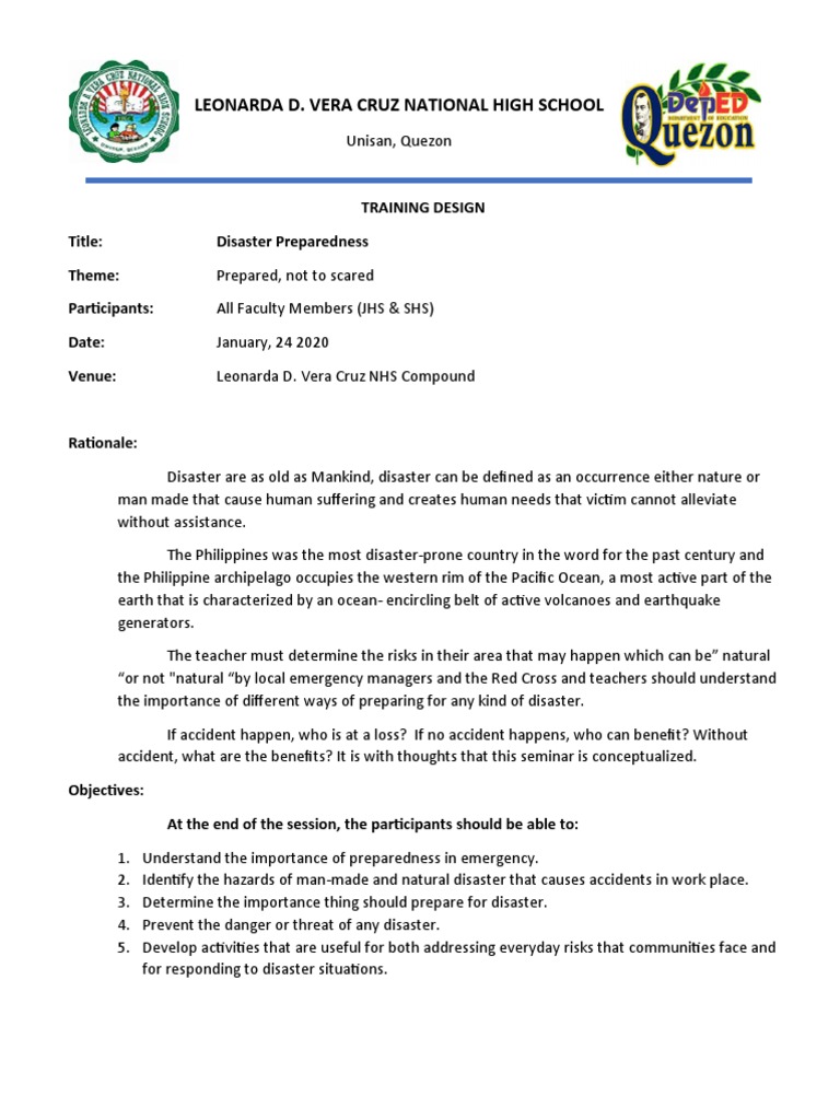 Slac Training Design Mapeh | PDF